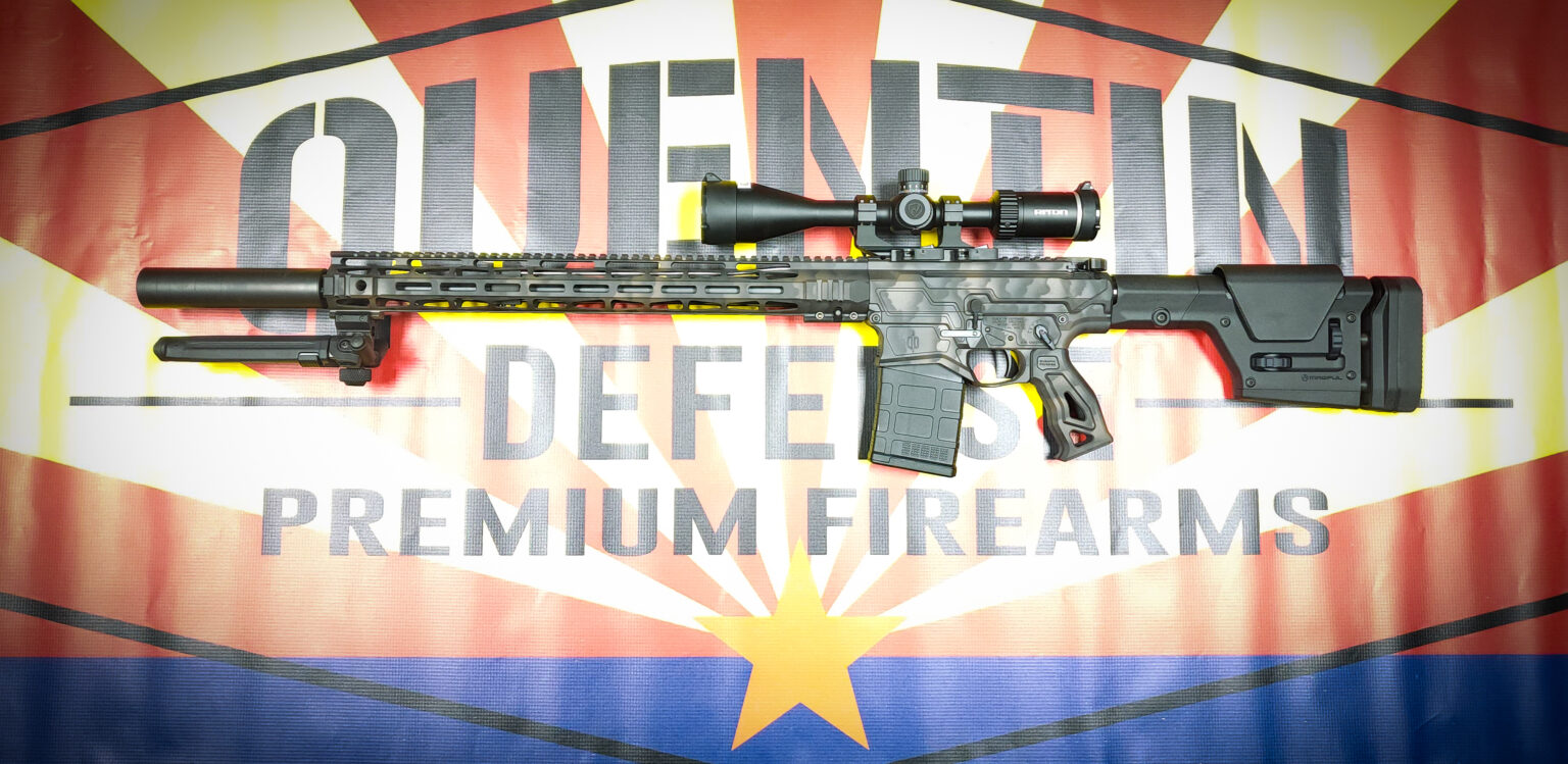 ARQ-10 LONG RANGE PRECISION RIFLE W/ TORTOISE SHELL-ISH CERAKOTE ...